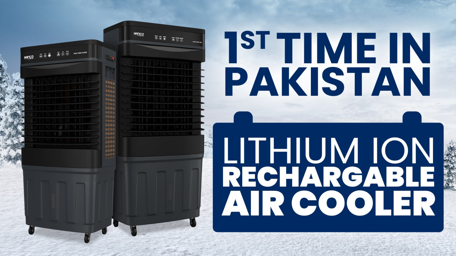 Introducing Pakistan’s First Lithium-Ion Rechargeable Air Cooler by Ha ...