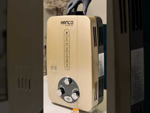 Hanco 7 Liters Instant Water Heater - Model 710IN Dual Ignition - Gas
